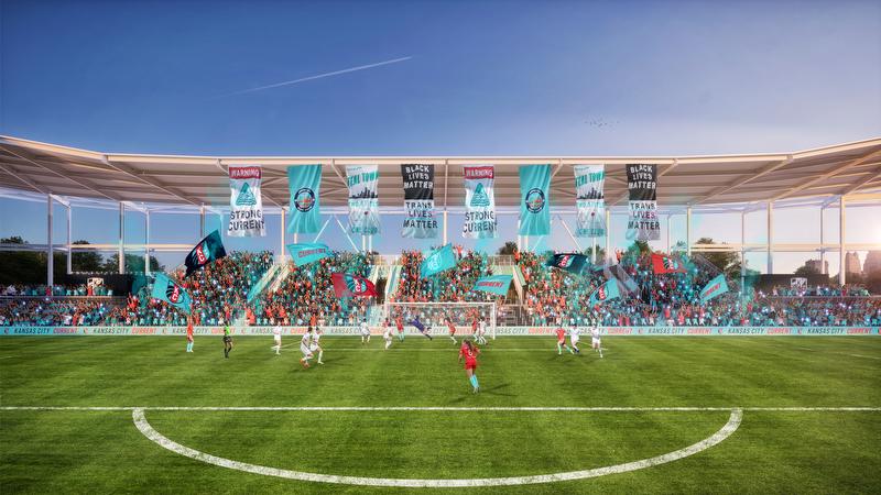 KC Current Releases Renderings Showcasing KC Current Stadium Supporter Section - Kansas City Current